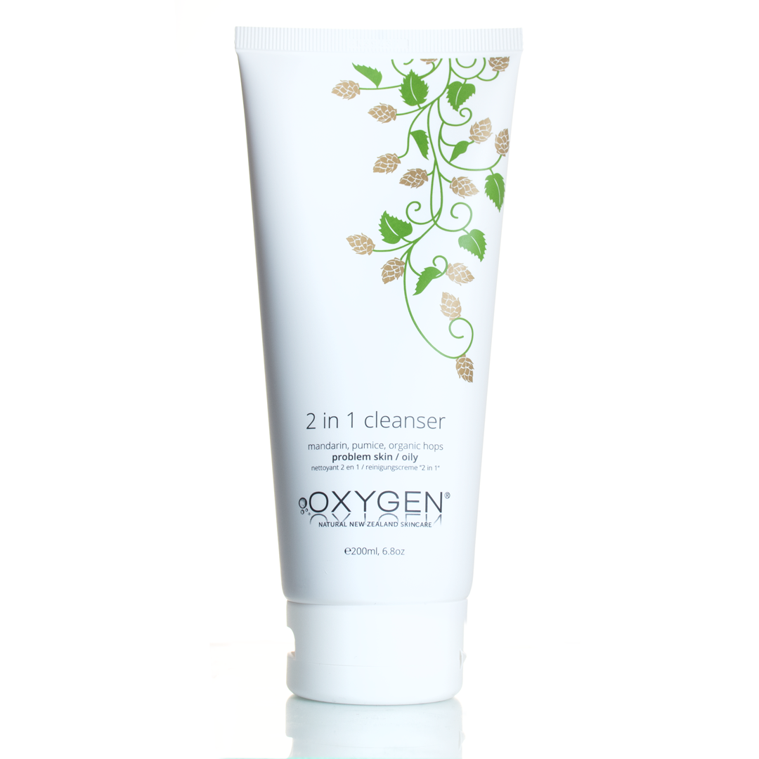 Oxygen Skincare | 2 in 1 Cleanser for Problem Skin, Acne and Blemishes ...